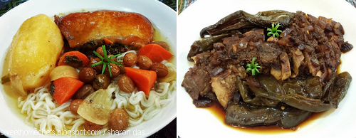 Sweet Home-Chefs: Food Decoration : Spring Onion Curls (Flower)