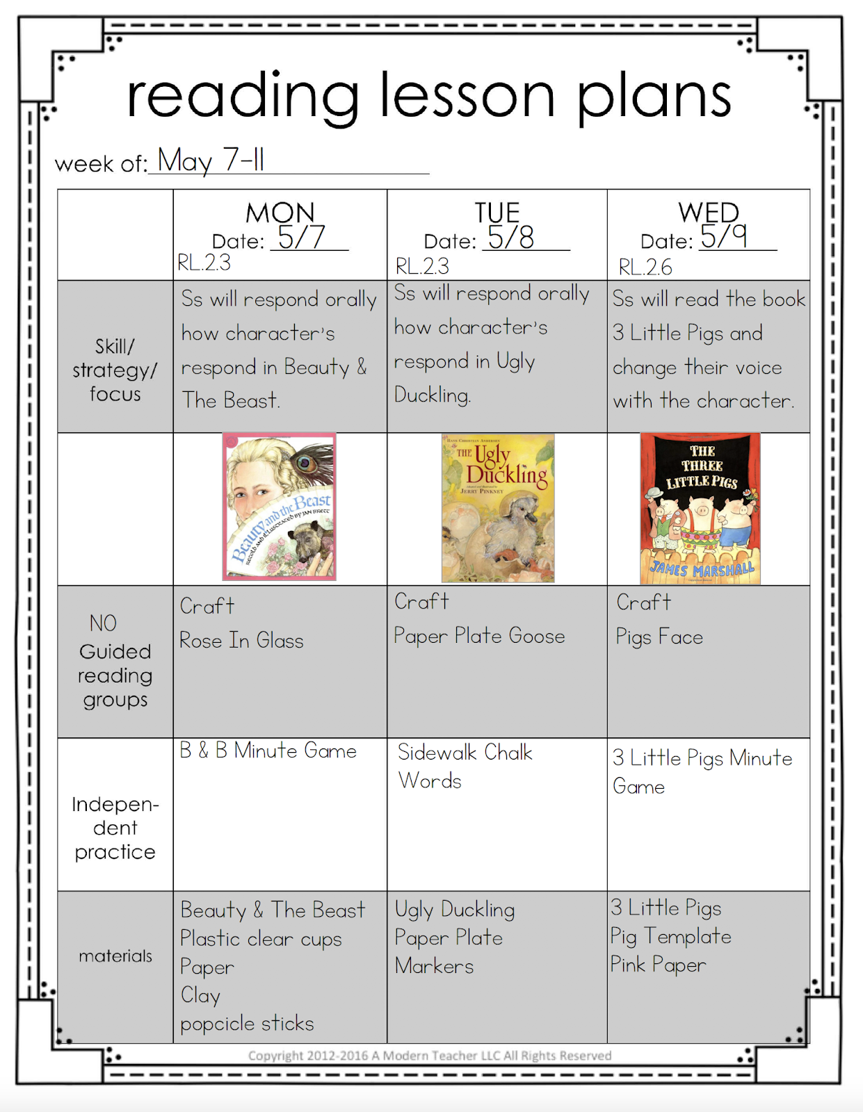 Learning Lessons With Amy Labrasciano: ELA Lesson Plans #25 Fairy Tales