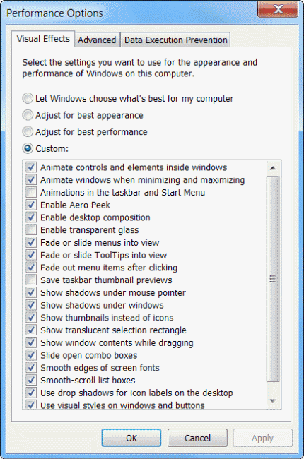 Tips and Tutorials!: How to Adjust the Visual Settings in Windows 7 for ...