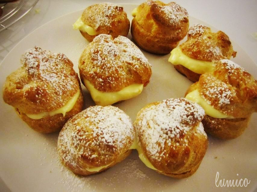 the food adventures of lumico ♥: Recipe: Custard Cream Puffs