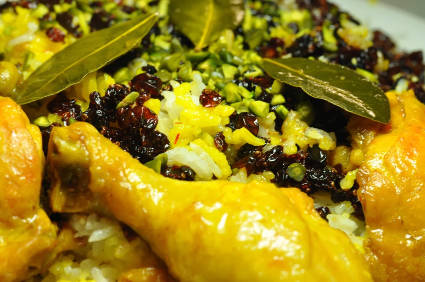 Die Küchenschabe: BERBERITZE - SAFRAN - REIS