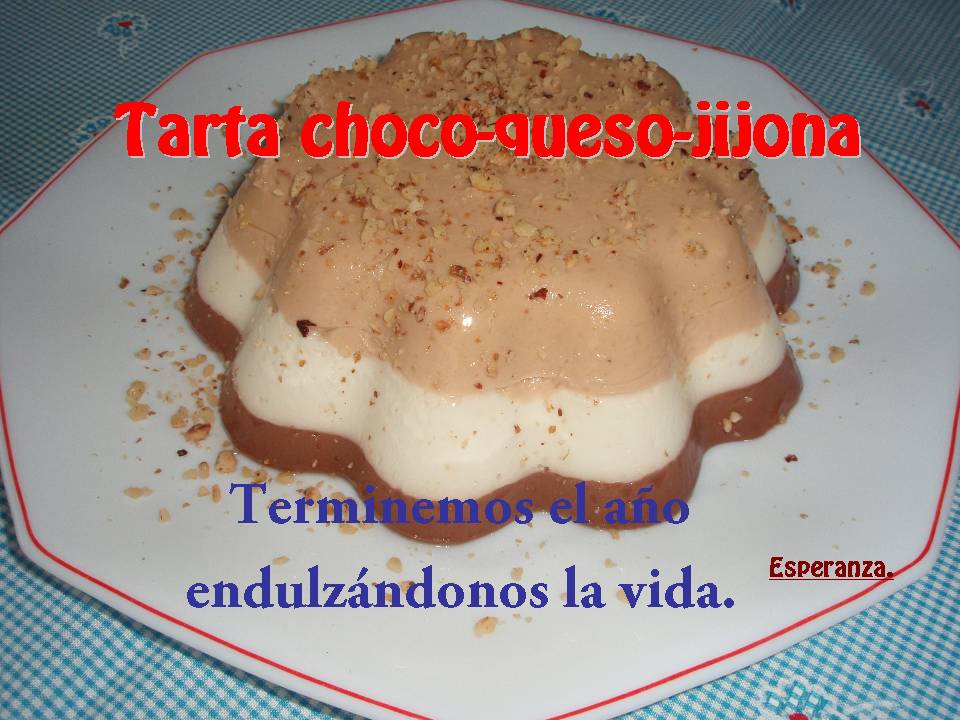 CACHIN D´ESPERANZA: Tarta choco-queso-jijona
