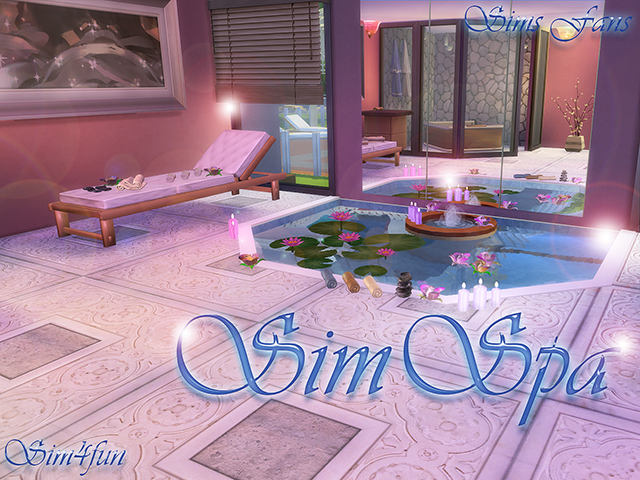 My Sims 4 Blog: Sim Spa Set by Sim4Fun