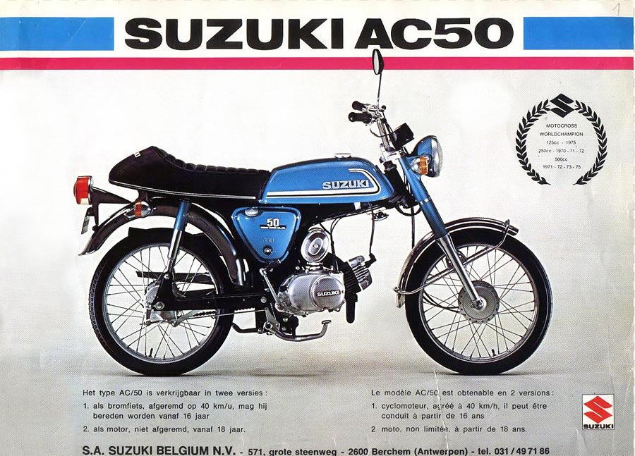 motoshop-norway: Suzuki AC 50 deler og info