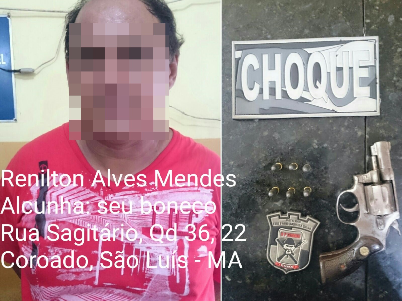 BP CHOQUE PMMA : Apreensão de Arma de Fogo na Avenida Africanos