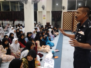 SM Sains Banting, Jugra: Ceramah Cegah Jenayah dan Buli