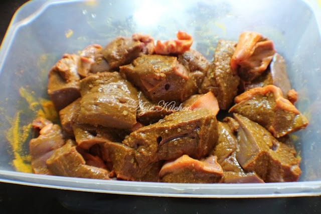 Hati Masak Kicap Untuk Lauk Pengantin Yang Sangat Sedap - Azie Kitchen