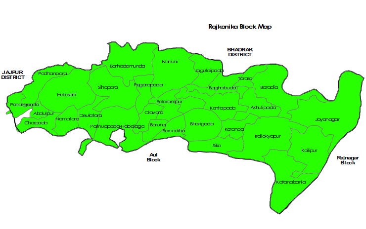 Rajkanika Peoples: Map of Rajkanika in World-Map