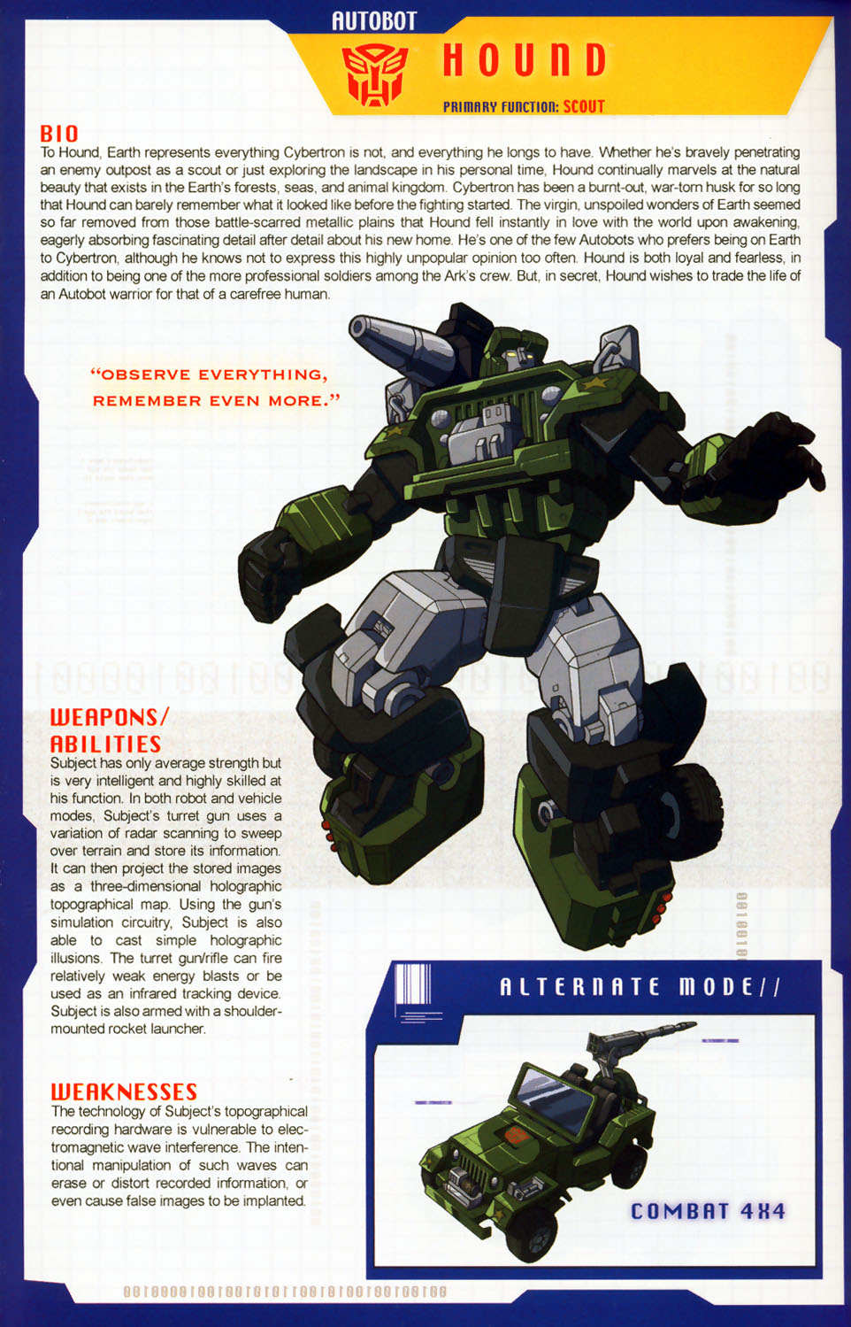 Transformer of the Day: Hound