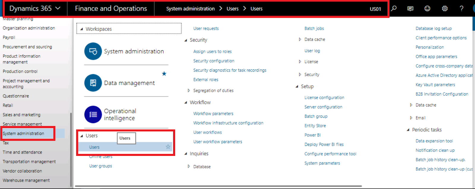 How to setup startup company and initial page in Dynamics 365?