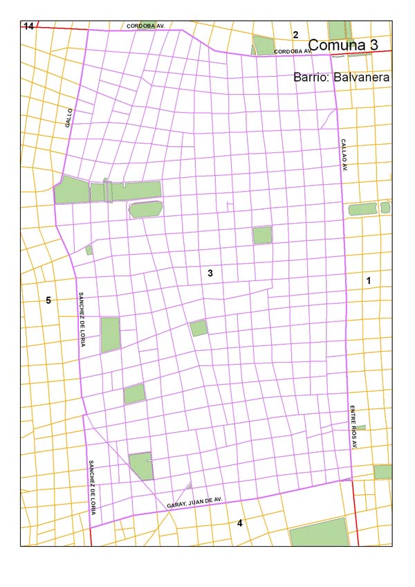 Voces: Comuna 3 - Balvanera - San Cristobal