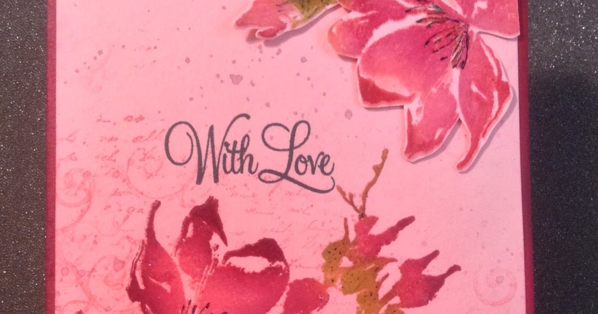 PaperArts Cafe: Embossed Magnolia Card With ColorBox Inks