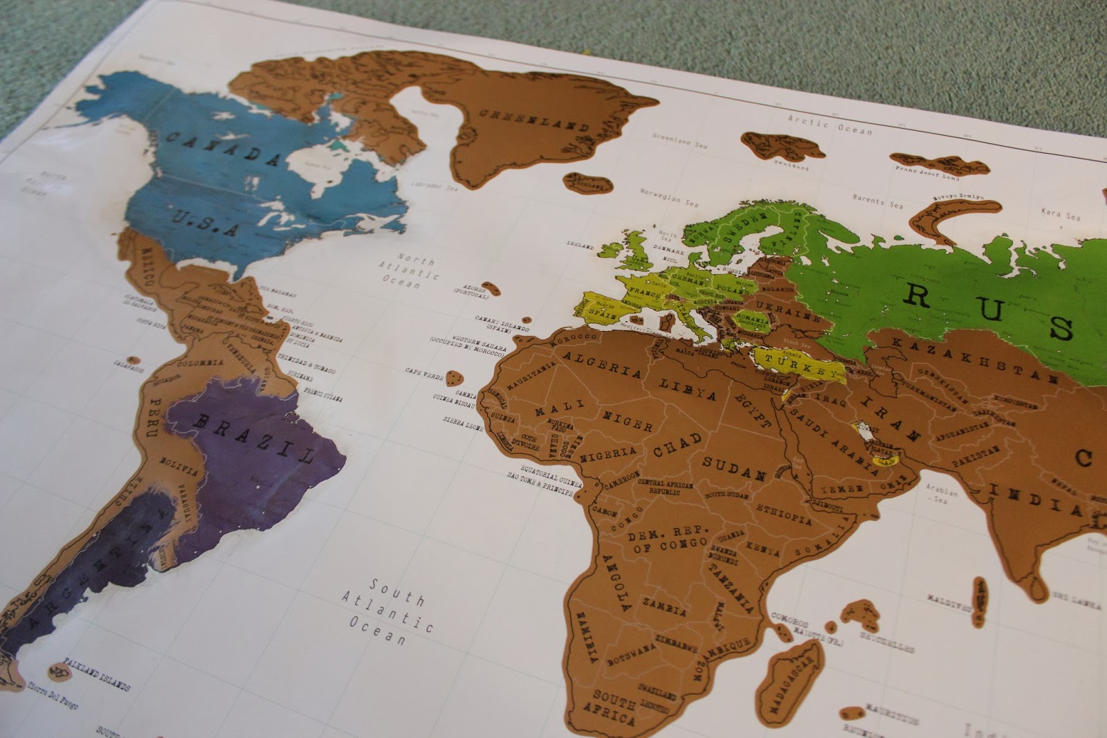 Scratch Map - Georgie xoxo | Enchanted Living