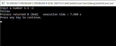 Contoh pemrograman SWITCH-CASE dengan bahasa C - TUTORIAL AANG