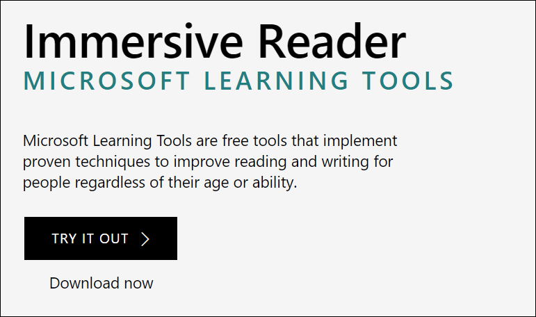 Kindergarten Korner: Microsoft Immersive Reader (Cult of Pedagogy)