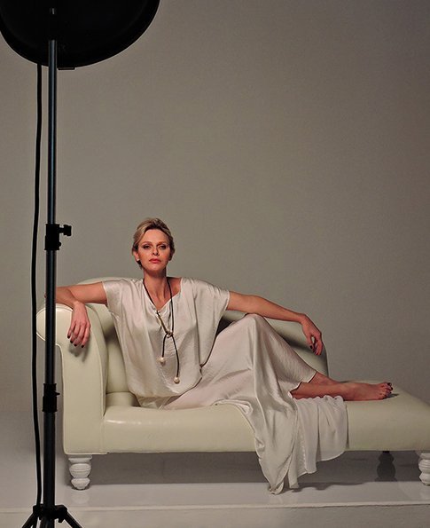 Princess Charlene gave an interview for Rooi Rose magazine