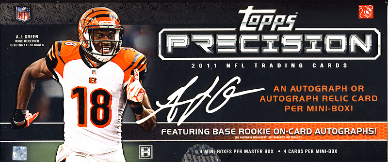 All About Sports Cards: 2011 Topps Precision Football Video Box Break