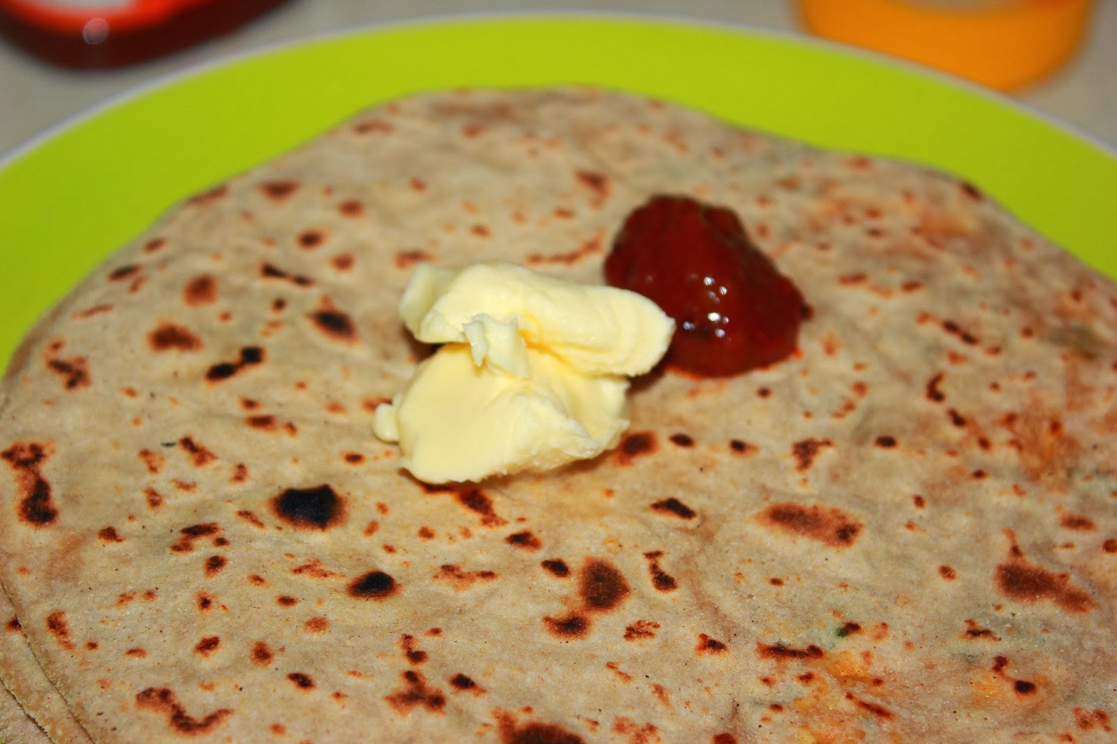 Lakshmi's Kitchen: Paneer Paratha