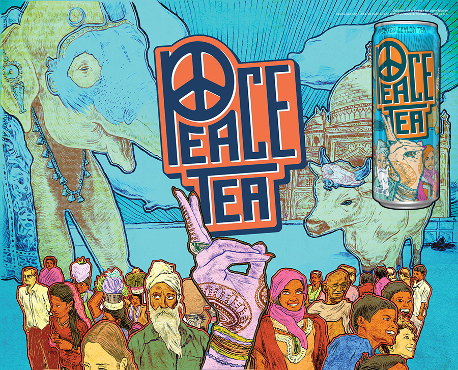 Peace Tea on Packaging of the World - Creative Package Design Gallery