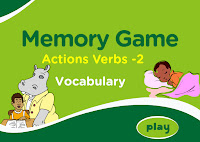 OK Mr. Berna: Memory Game: ACTION VERBS