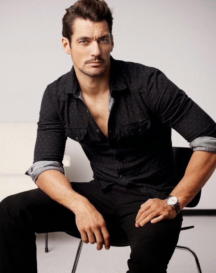 David Gandy -Source-: David Gandy with Missy Rayder for @LuckyBrand ...
