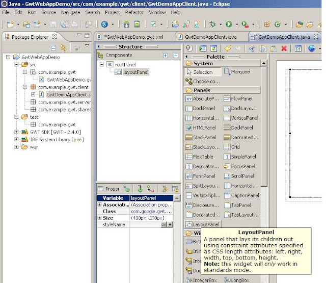 Tech Goodies: Google Web Toolkit - step by step GWT client tutorial