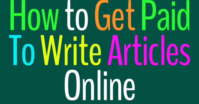 How to make money online, (Writing Articles).