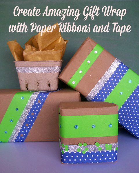 504 Main by Holly Lefevre: Create Amazing Gift Wrap with Paper Ribbons ...