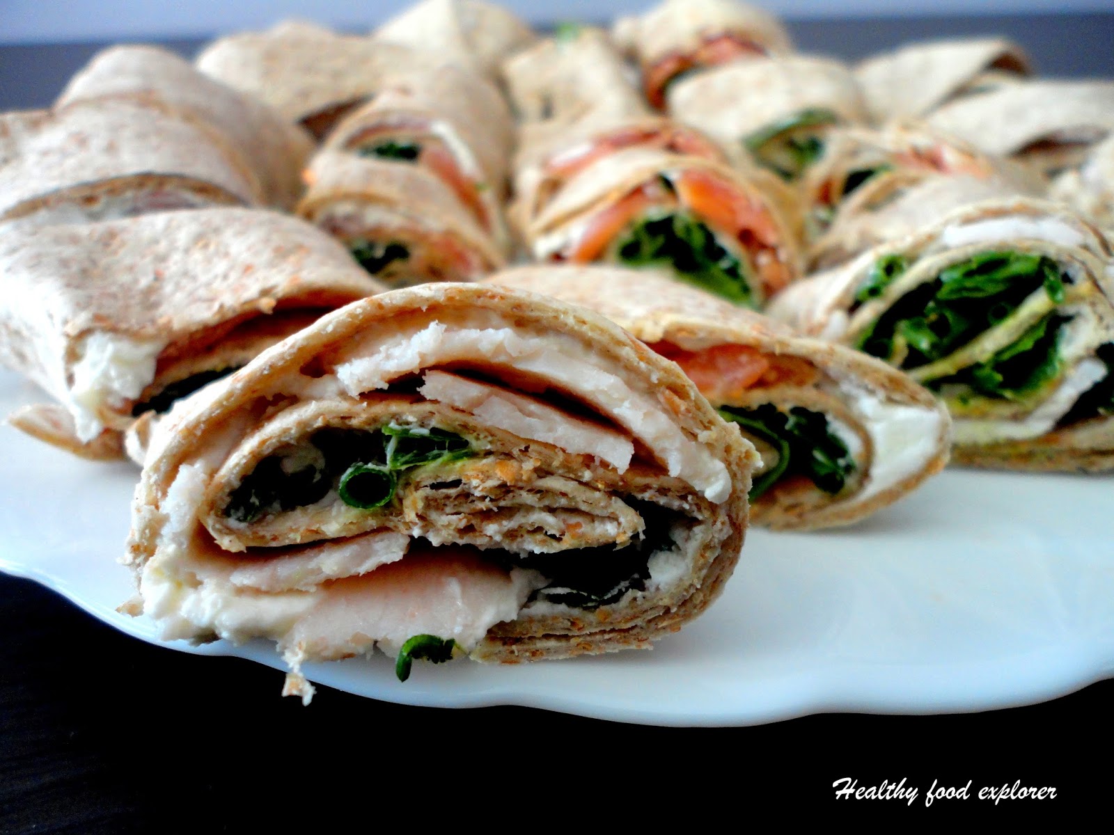 Healthy food explorer : Przekąska na imprezę - fit tortilla w dwóch ...