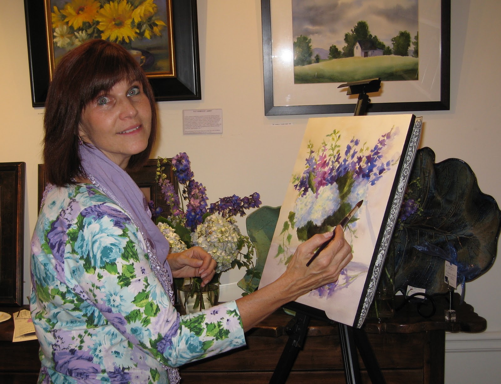 Pat Fiorello - Art Elevates Life: Watercolor painting demonstration ...