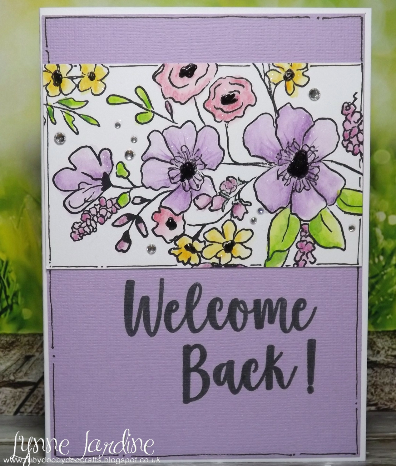 Ruby-Dooby-Doo Crafts: Welcome Flowers
