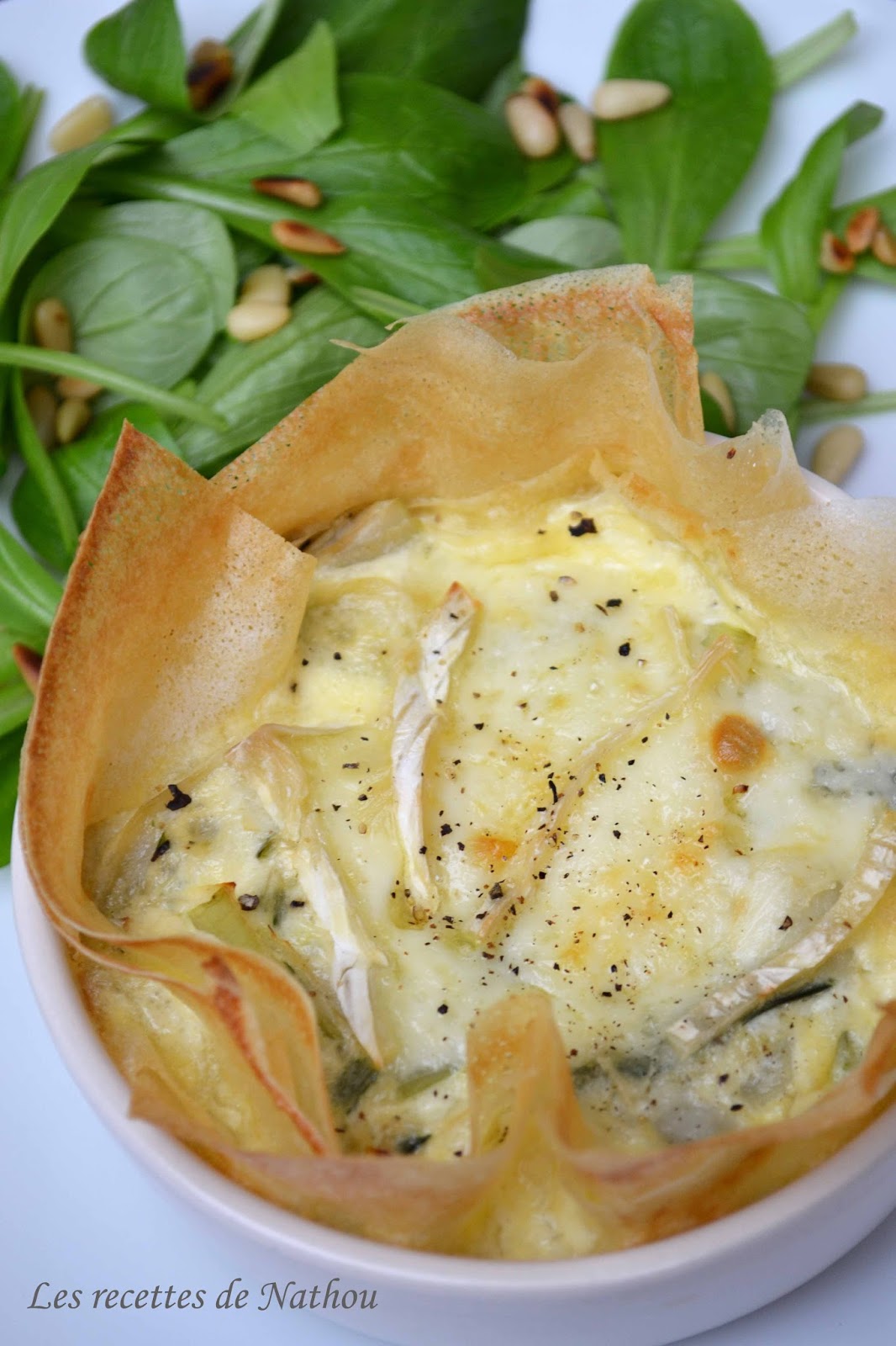Ma cuisine au fil de mes idées...: Tartelettes en feuilles de brick aux ...