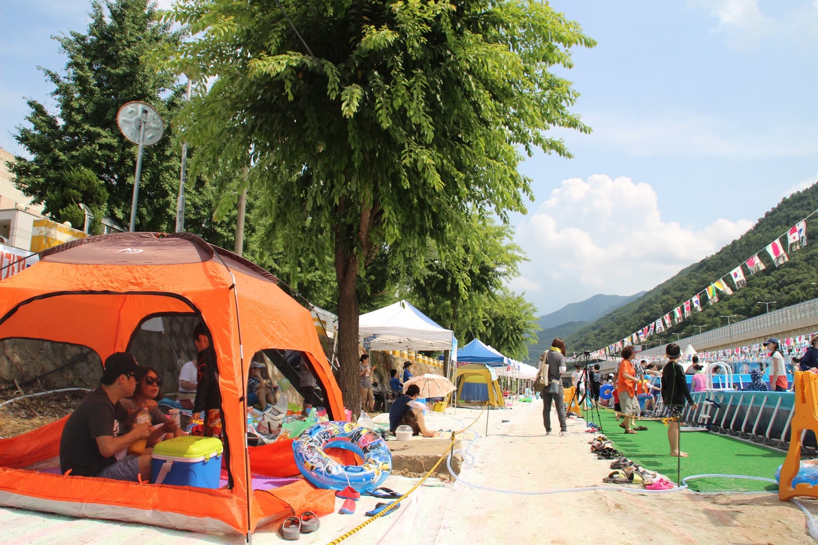 Korea's Outdoor Swimming Pools in Daegu Open to the Public during Summer