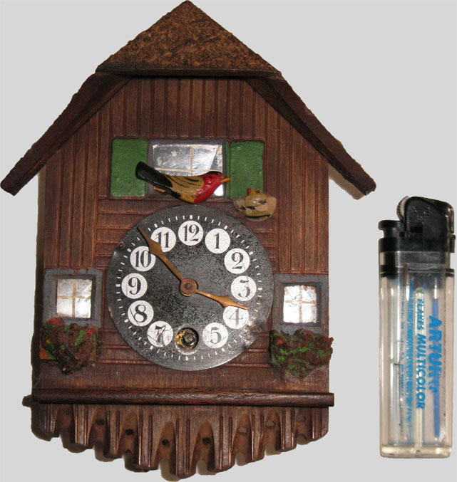 Ono Antik Gallery: Jam Dinding Burung Kecil - Unik - Menarik