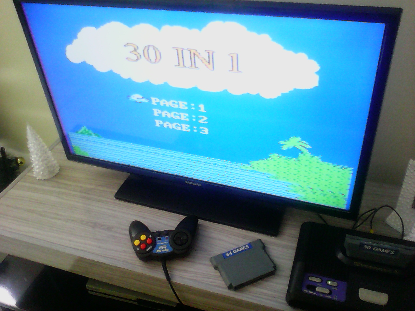 Blog Saturno Games: Cartucho Dynavision com 30 Jogos.