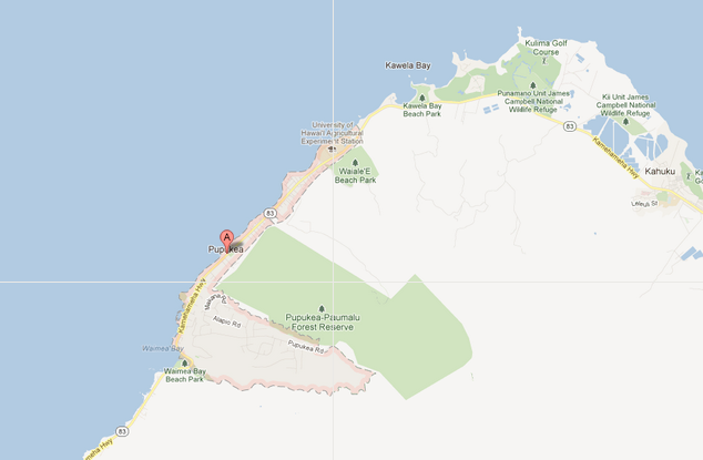 THE MUSEUM OF SAND in PORTLAND, OREGON: USA. PACIFIC OCEAN. PUPUKEA ...