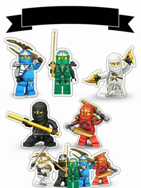 Ninjago Free Printable Cake Toppers. - Oh My Fiesta! for Geeks