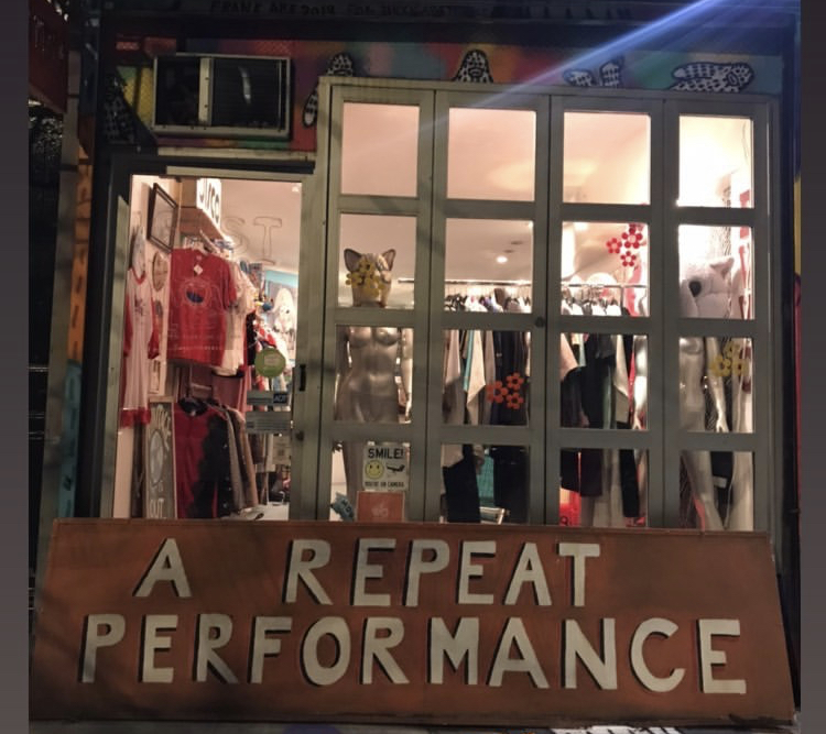 EV Grieve: A new home for the A Repeat Performance sign