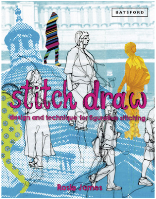 peaceofpi studio: Painter Girl Stitched Art Journal Portrait