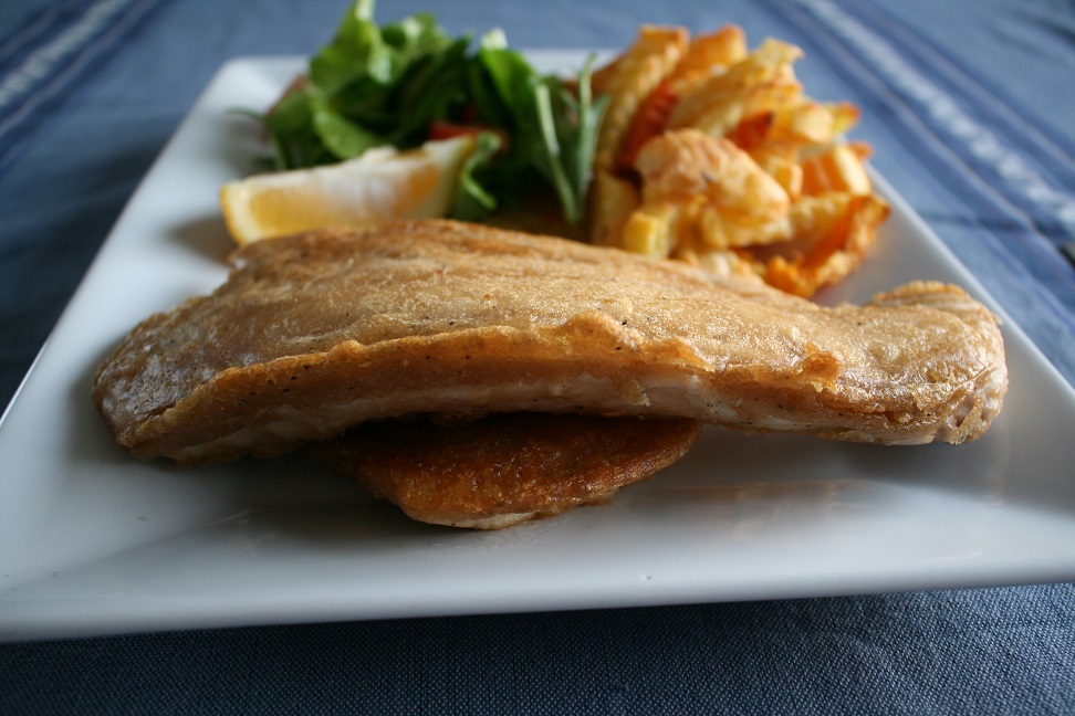 That's yummy mummy: Sourdough battered fish