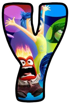 Abecedario de Del Revés. Inside Out Alphabet. - Oh my Alfabetos!