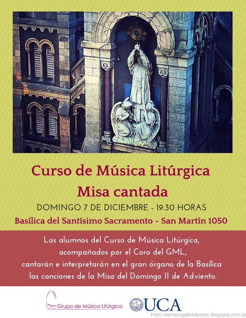 Grupo de Música Litúrgica: Misa Cantada del Curso de Música Litúrgica ...