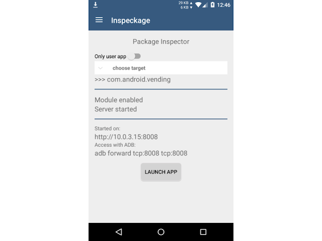 Inspeckage - (Android Package Inspector) Dynamic Analysis With Api Hooks, Start Unexported ...