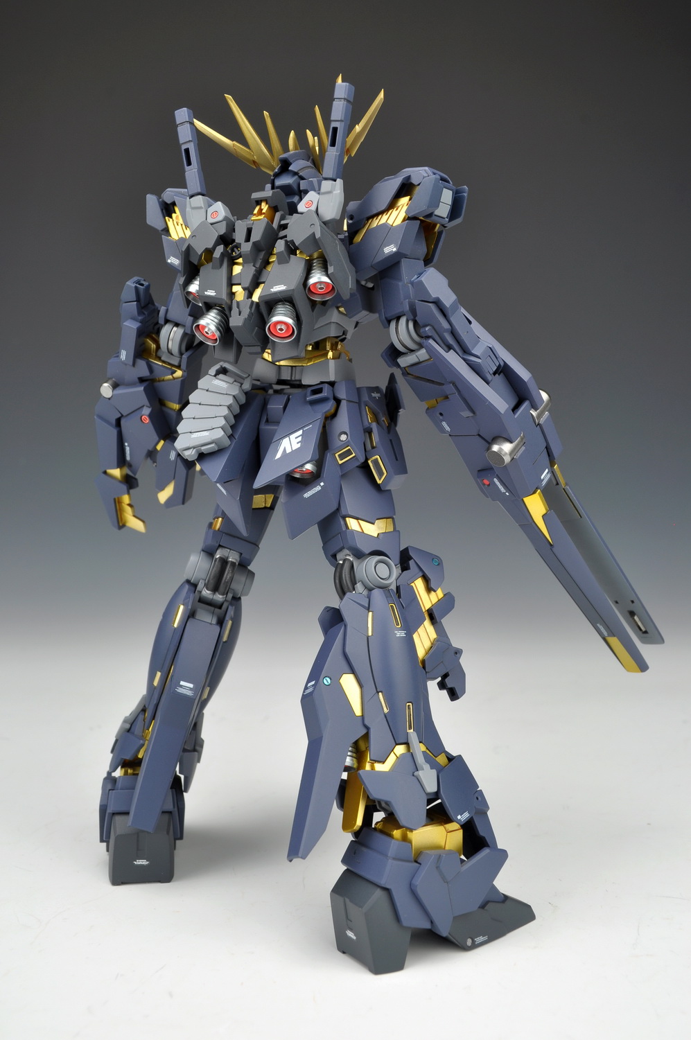GUNDAM GUY: HG 1/144 Unicorn Gundam 02 Banshee [Destroy Mode] - Painted ...