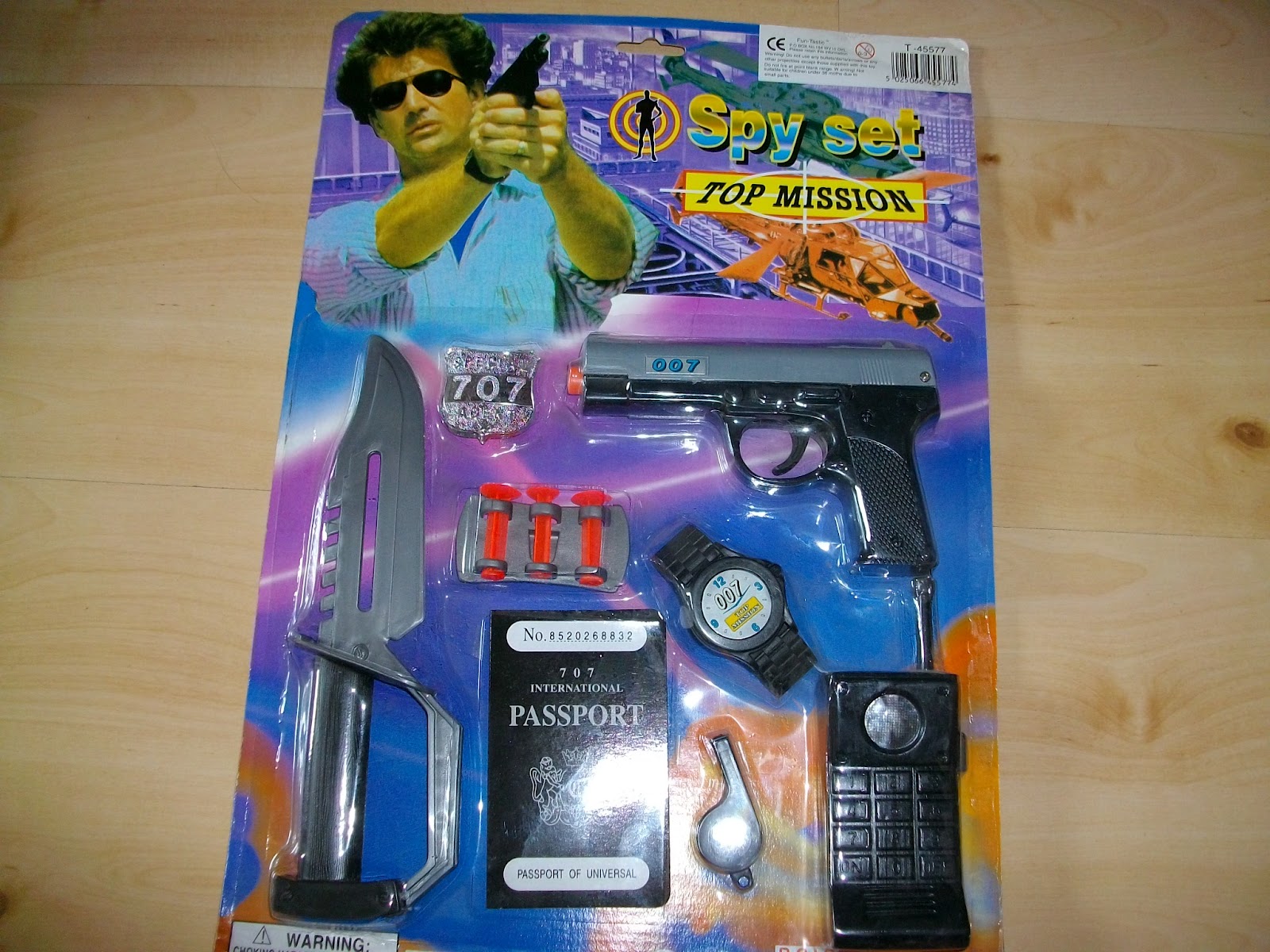 CODE NAME SPY TOY: TOP MISSION 007 James Bond knock off SPY SETS