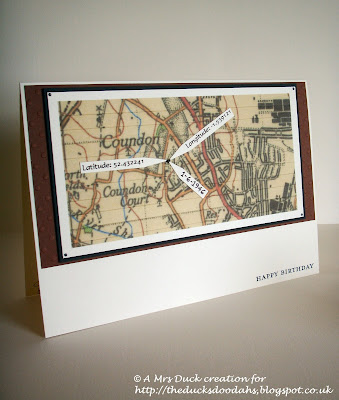 The Ducks Doodahs ......(Tales from a happy crafter): Mappy Birthday