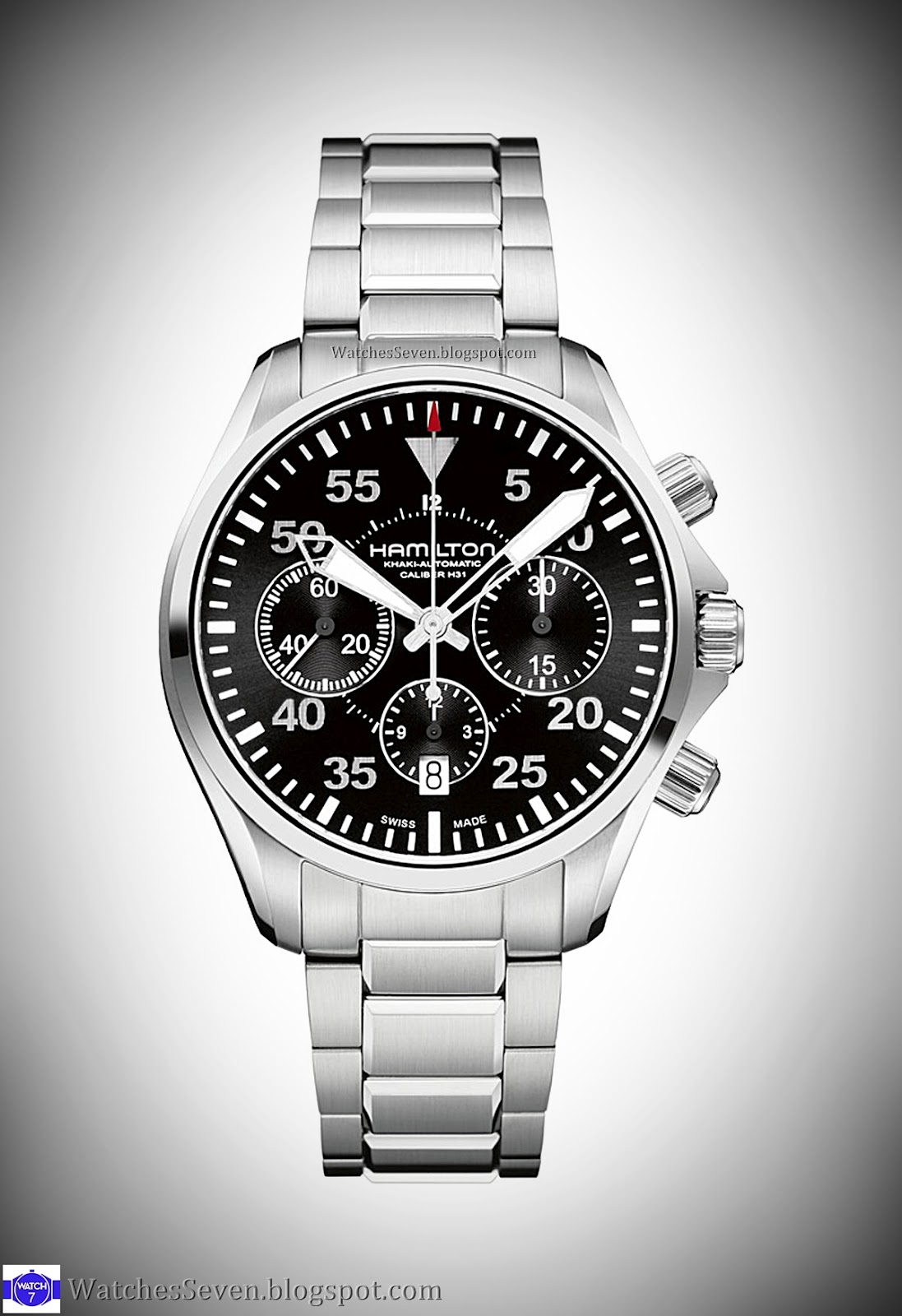 Watches 7: Hamilton - KHAKI Aviation PILOT Automatic Chronograph