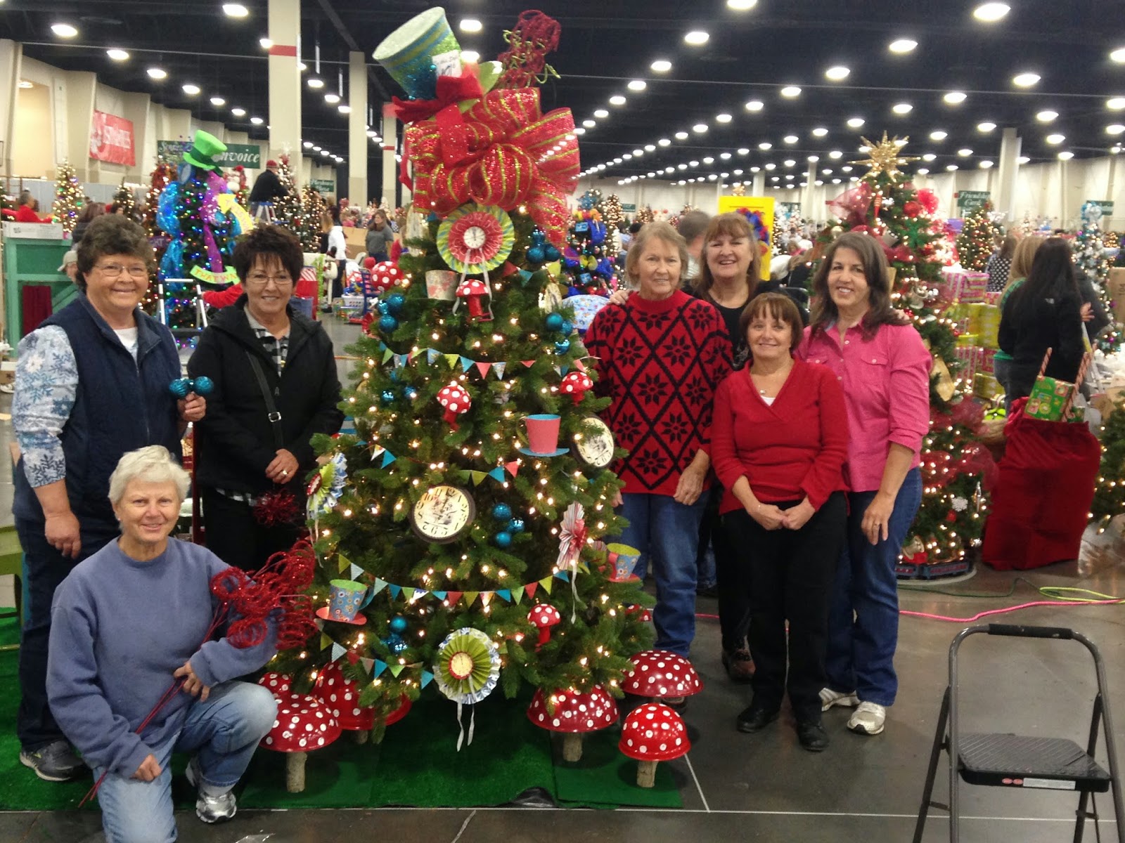 Pollyanna Reinvents: Mad Hatter's Tea Party Christmas Tree