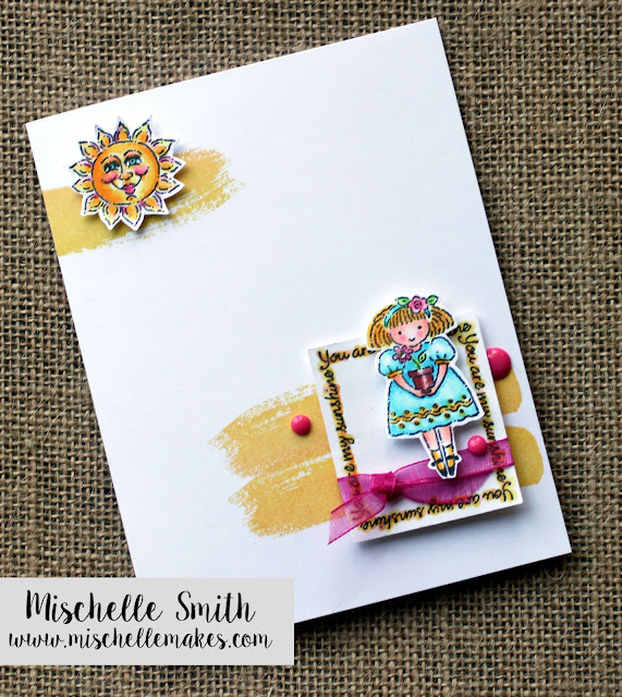 #195 Sunshine Challenge Card - Mischelle Smith