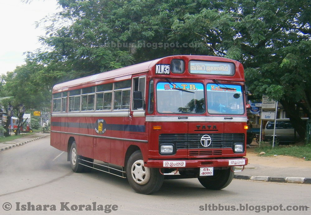 SLTB buses - ශ්‍රී ලංගම බස්: Ruby bodied TATA LP 1510/52 bus from SLTB ...